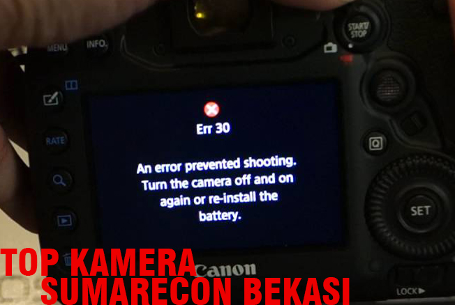 Macam macam error' pada kamera DSLR Canon dan solusinya
