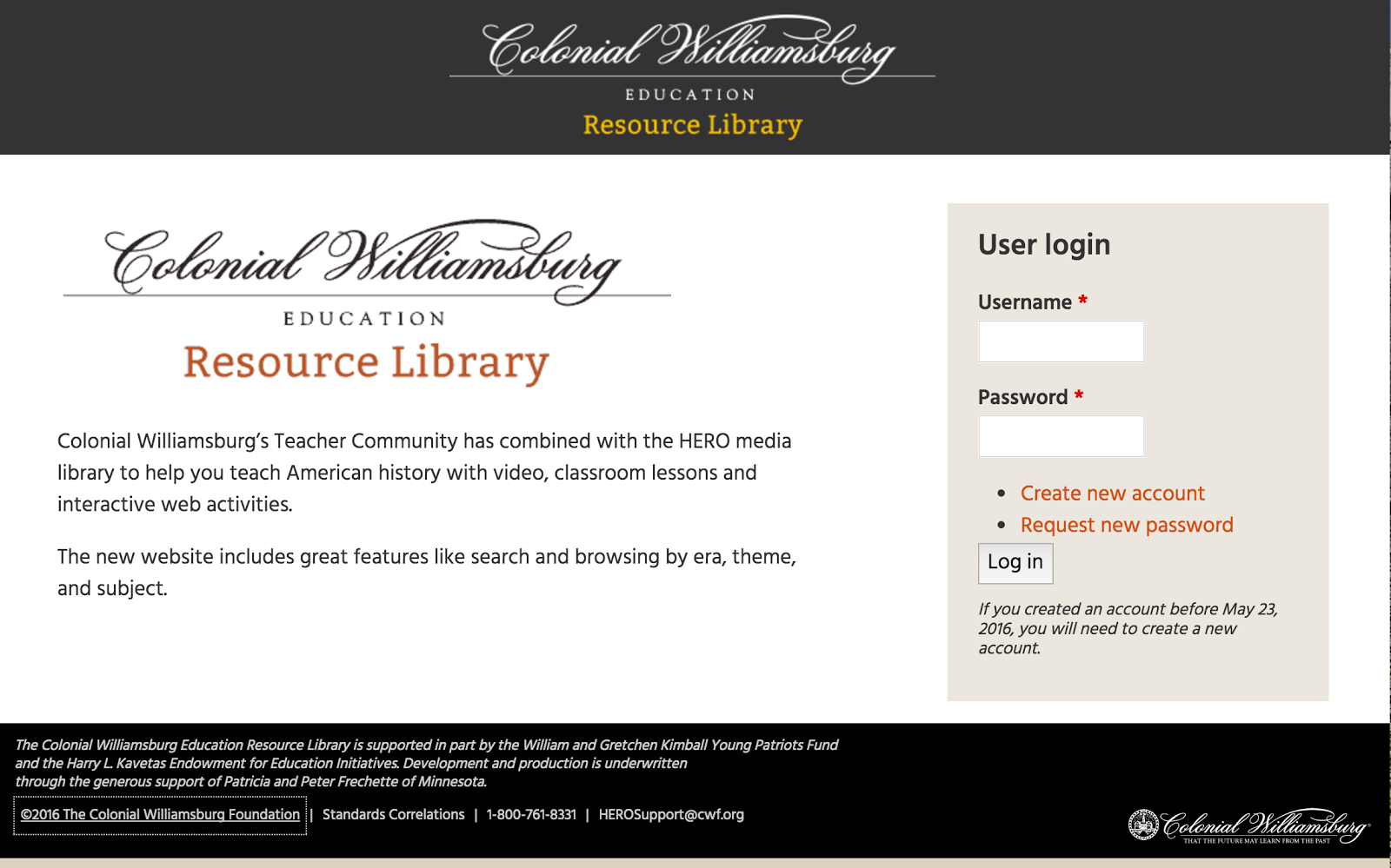 Genealogy's Star: The Colonial Williamsburg Education Resource Library