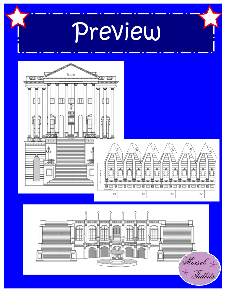 Morsel Tidbits: U.S Capitol Paper Model