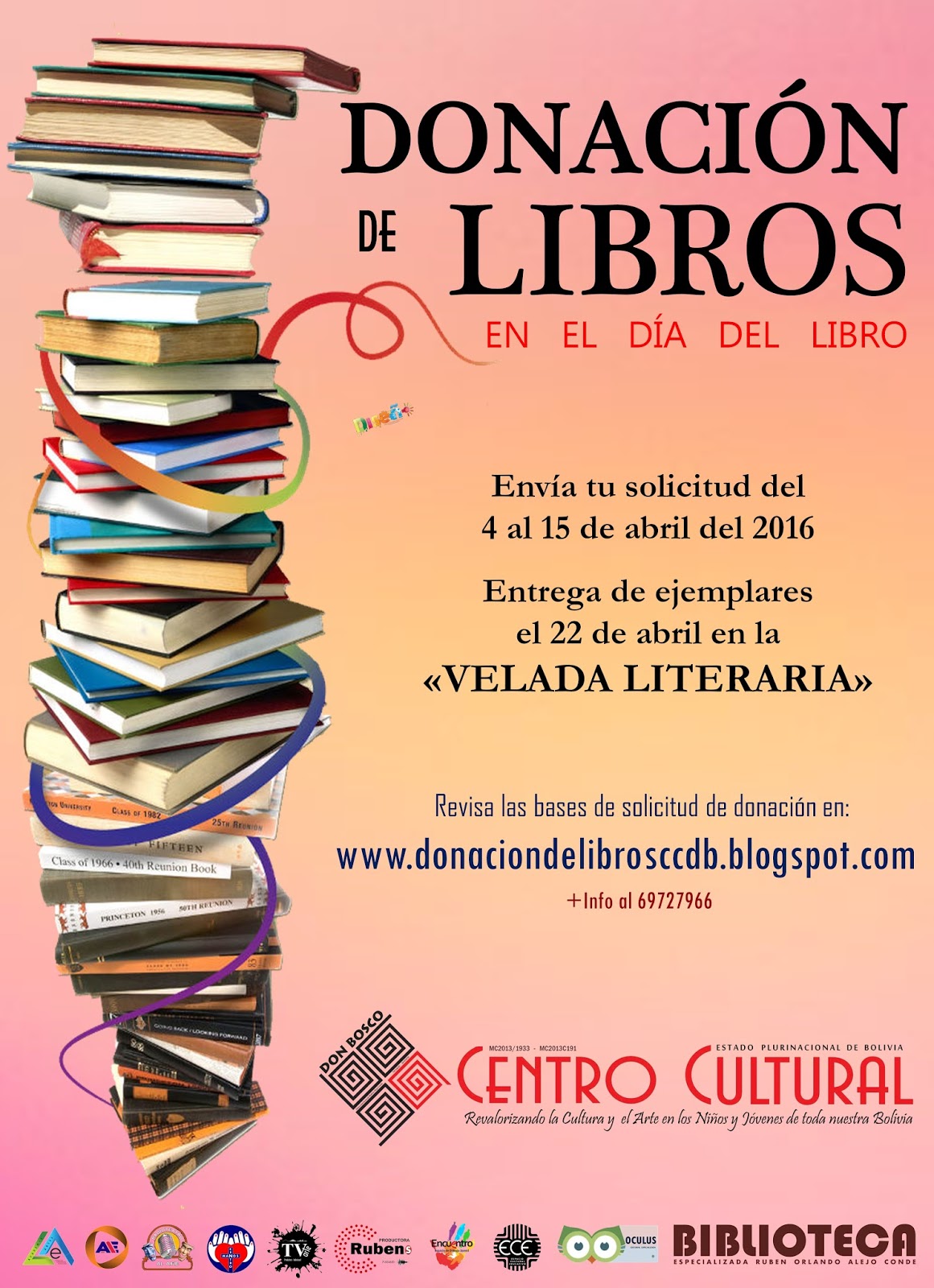 DONACIÓN DE LIBROS CCDB