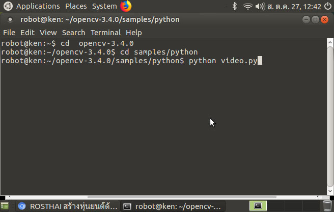 ROSTHAI สร้างหุ่นยนต์ด้วย ROS