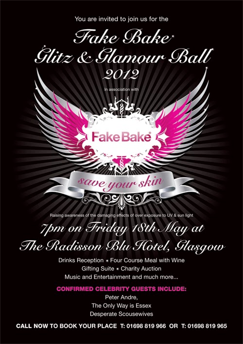 Fake Bake Save Your Skin logo & Ball materials