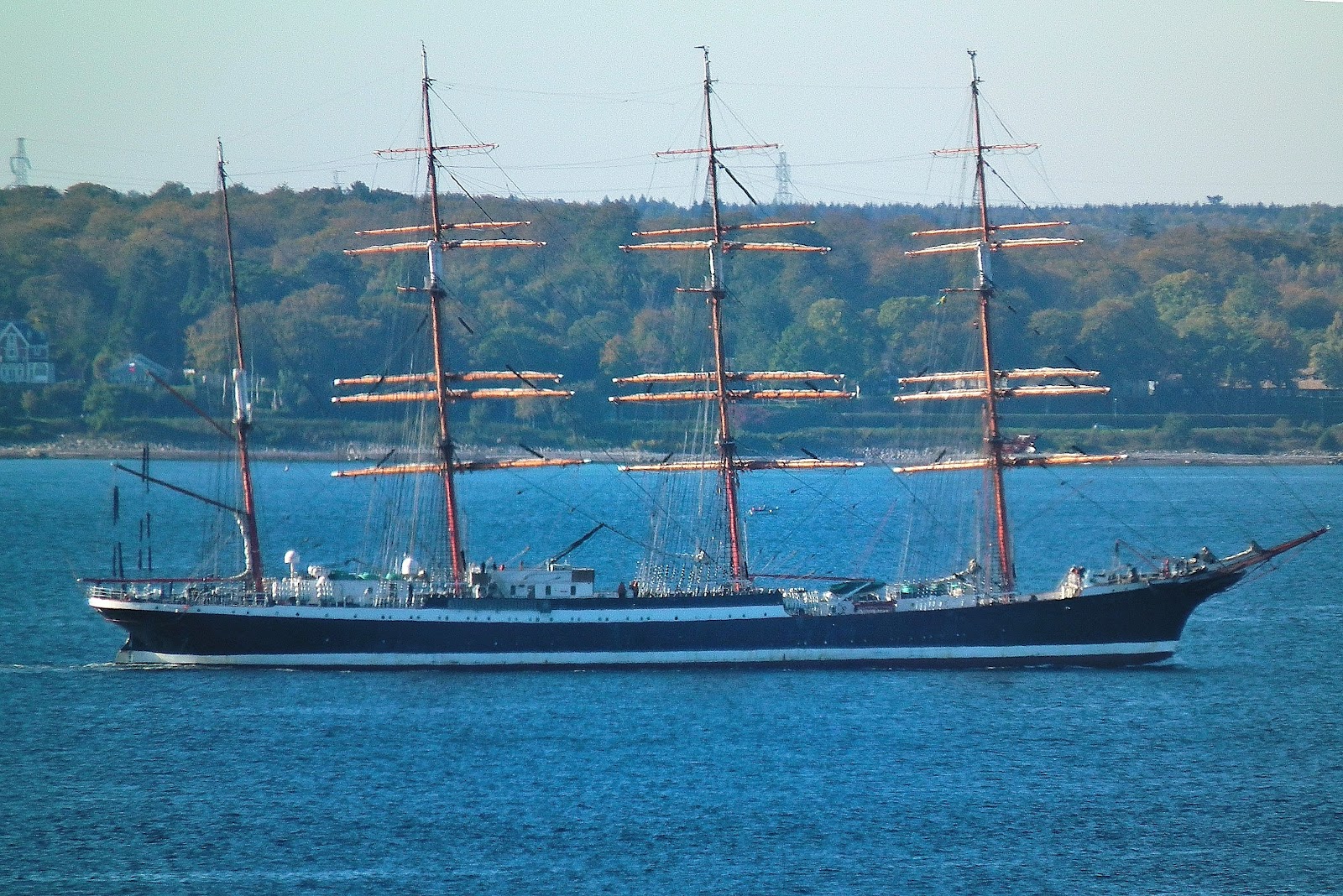 The Things I Enjoy: 4-masted barque STS Sedov in Øresund