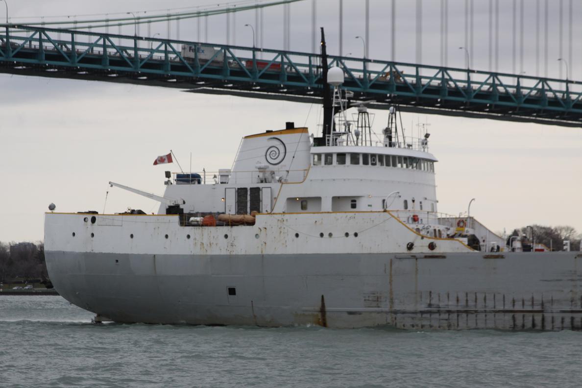 Michigan Exposures: The Stephen B. Roman on the Detroit River