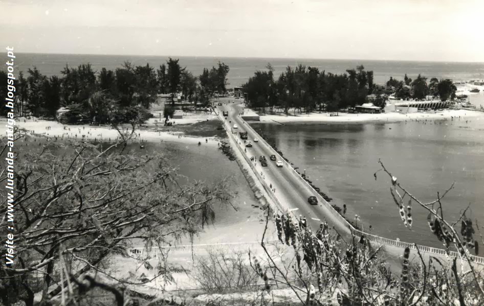 LUANDA em antigas imagens: Postal anos 1960s PONTE DA ILHA DE LUANDA ...