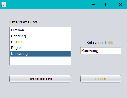 Tutorial Java: Komponen Model