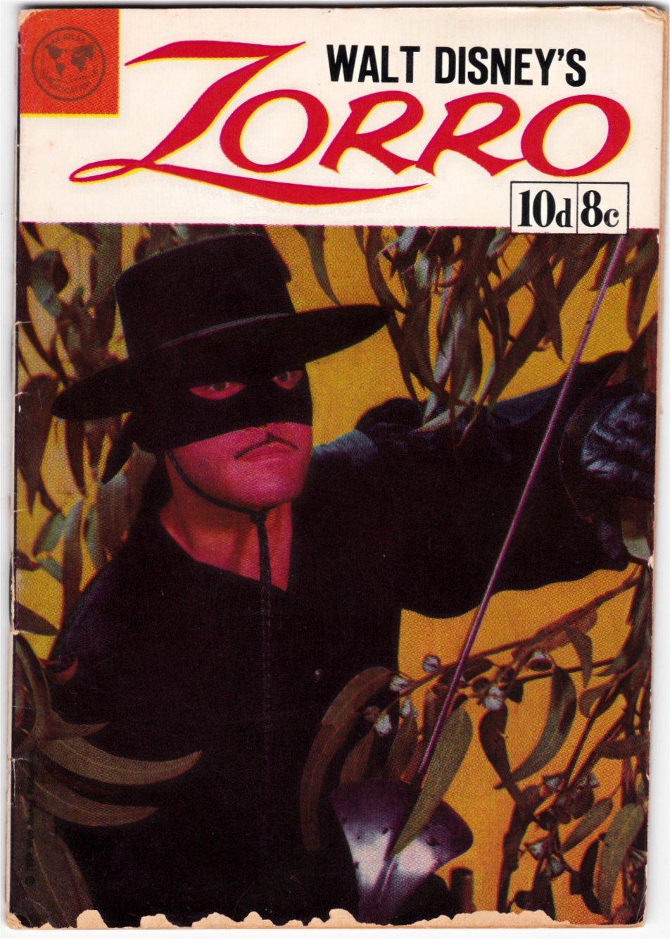 South African Comic Books: Atlas Publications Walt Disney's Zorro Series