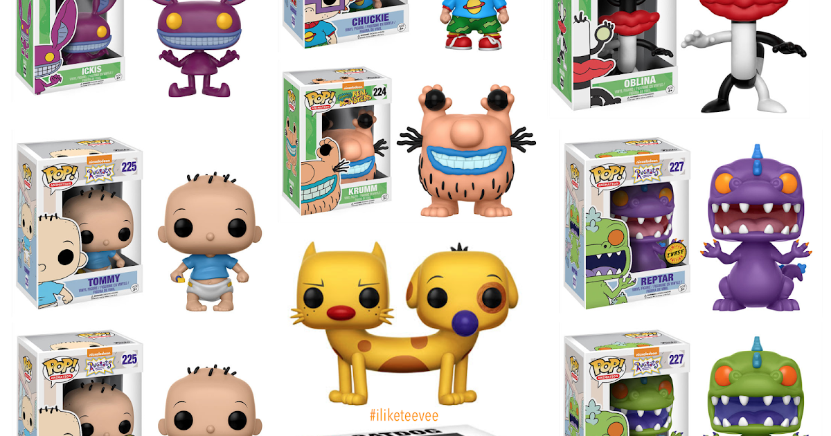 90s Nickelodeon Pop!Vinyls from Funko for a Spring 2017 Release