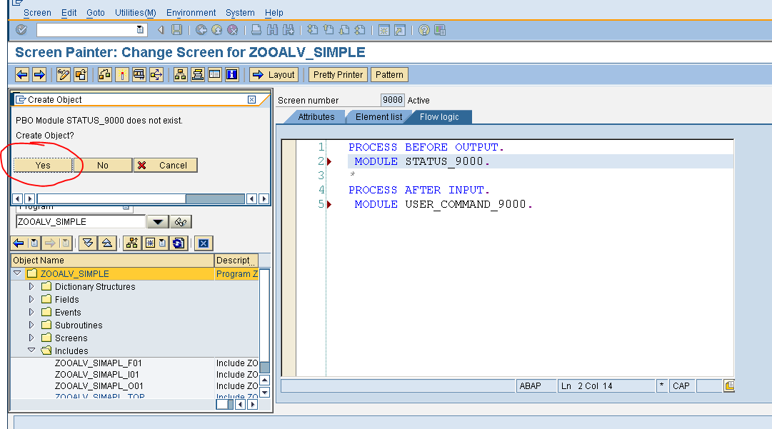 SAP TECH: Basic OO-ALV Report ( SE80 )
