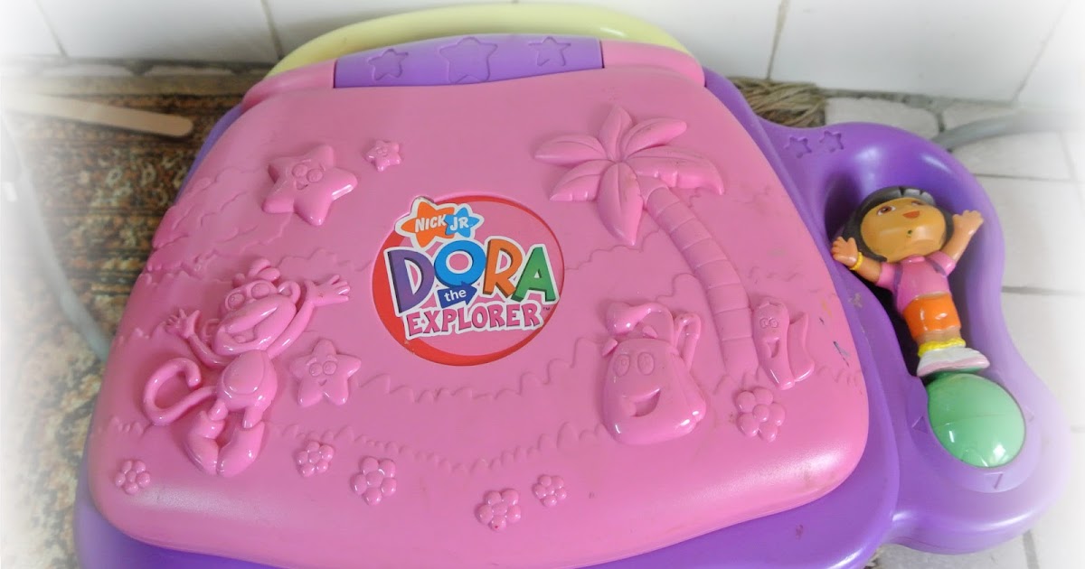 oldstreetshop: VTech Dora the Explorer Carnival Time Learning Laptop