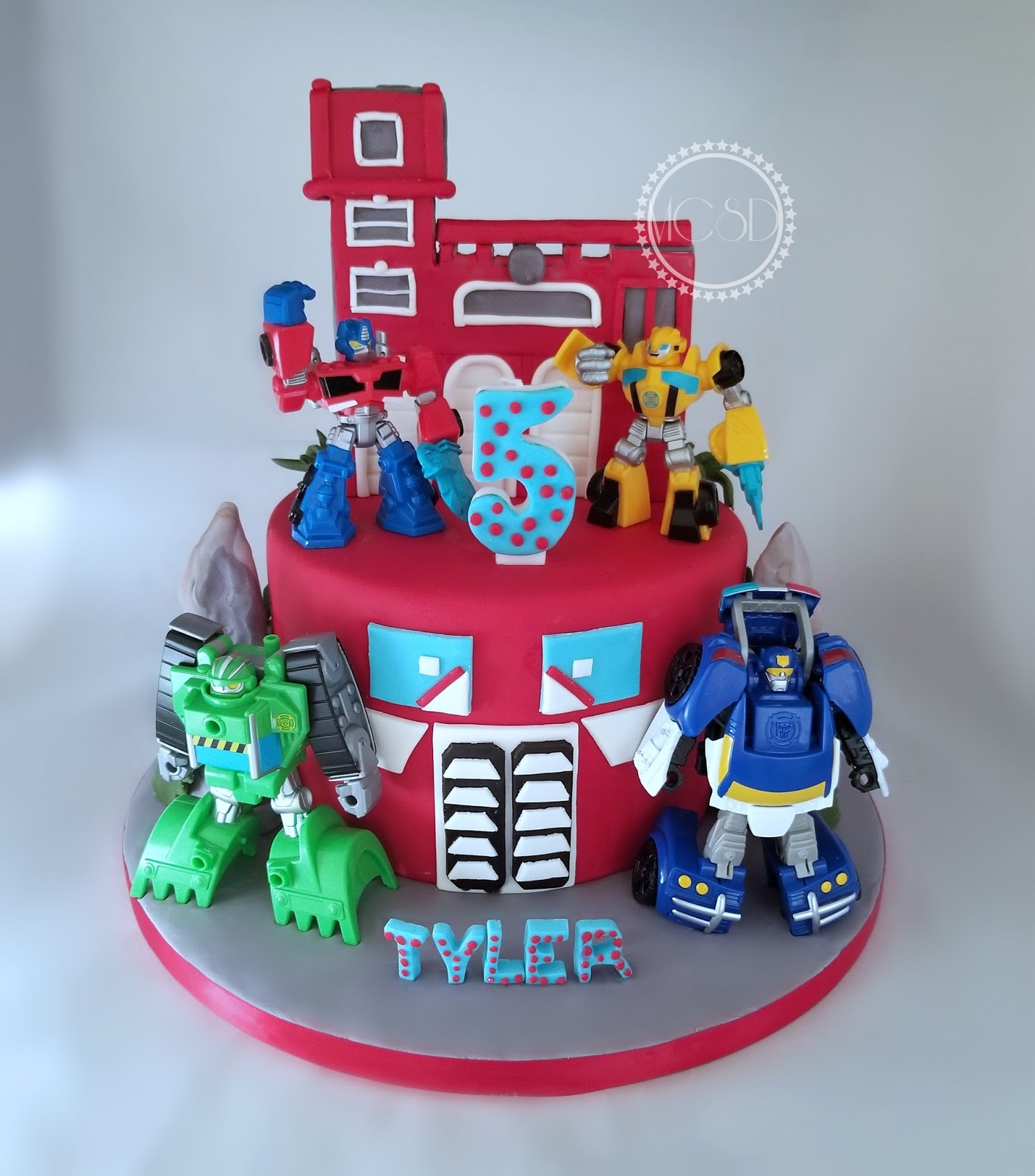 Rescue Bots Birthday Cake