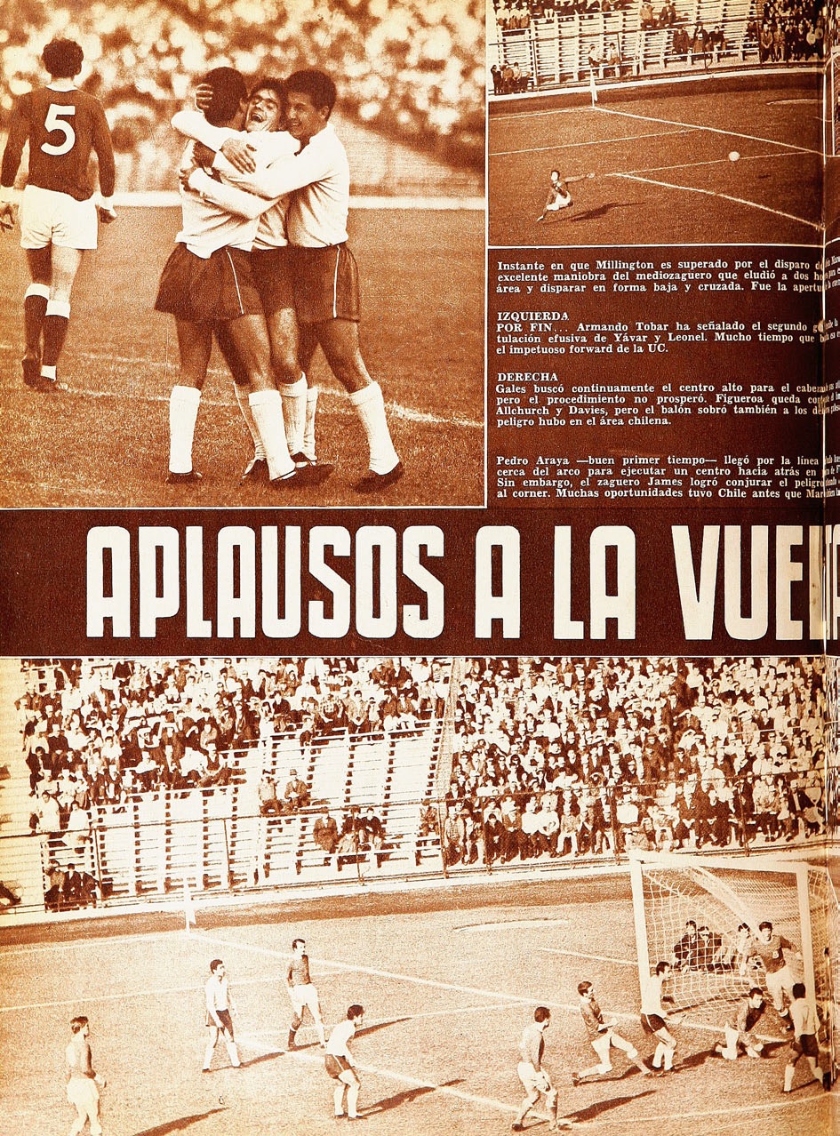 Partidos de la Roja: [22/05/1966] Chile-Gales | 2:0