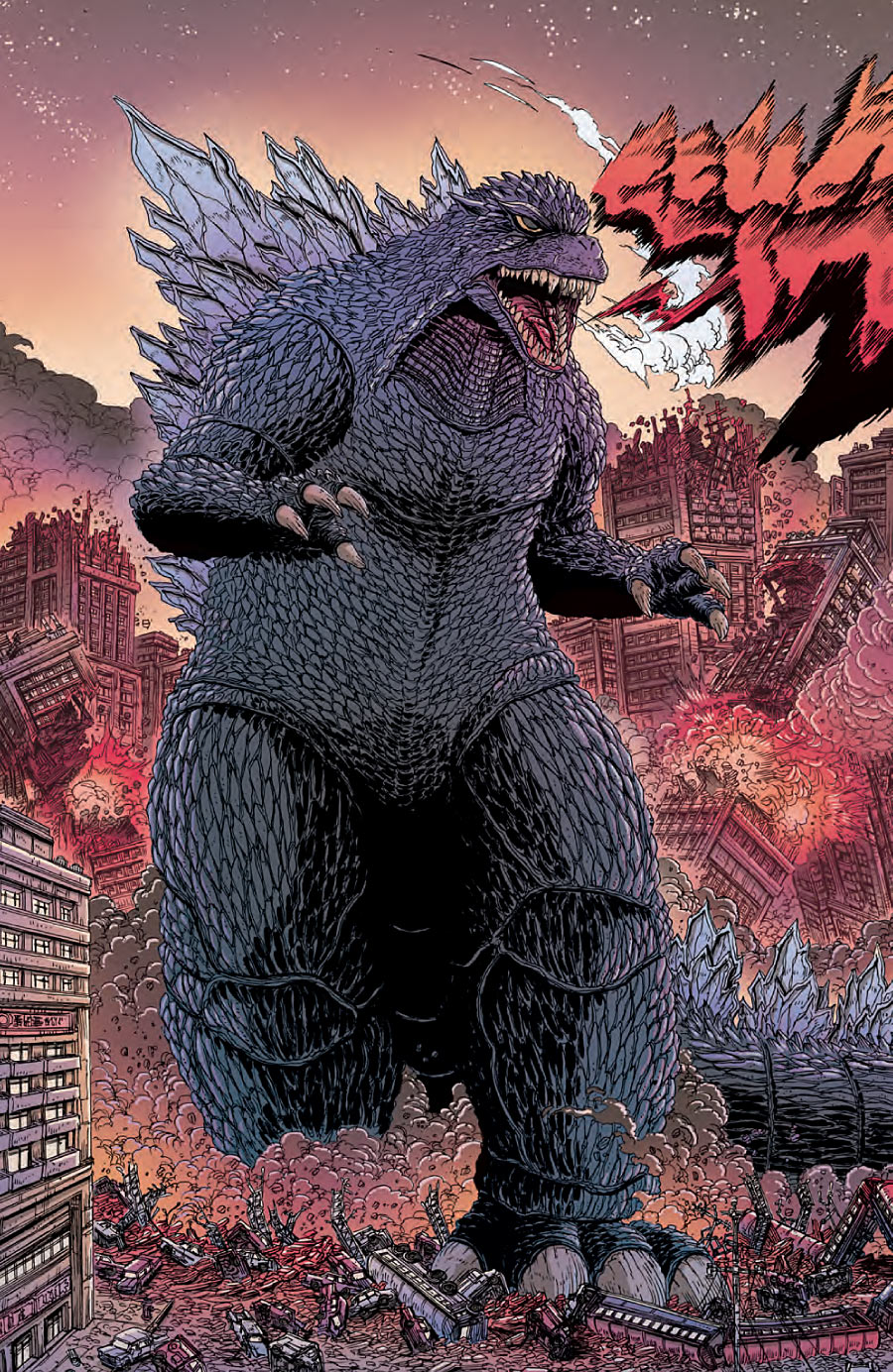 ghettoManga: In Stores NOW- "GODZILLA: HALF CENTURY WAR" by James Stokoe!