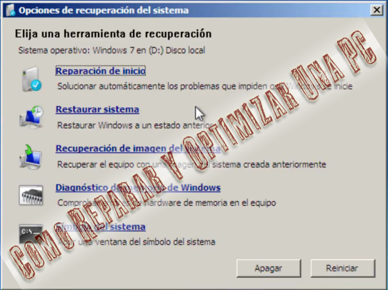 VILLATec | Soluciones Para Optimizar Tu PC: Como Reparar Windows 7 Sin ...