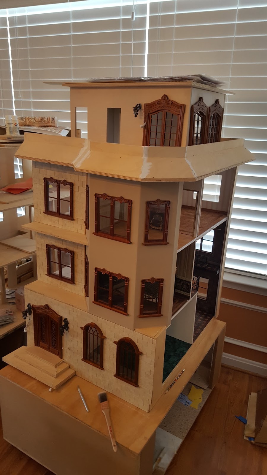 Works in Progress: Mansion Update (For Mom: mostly pics with some words)