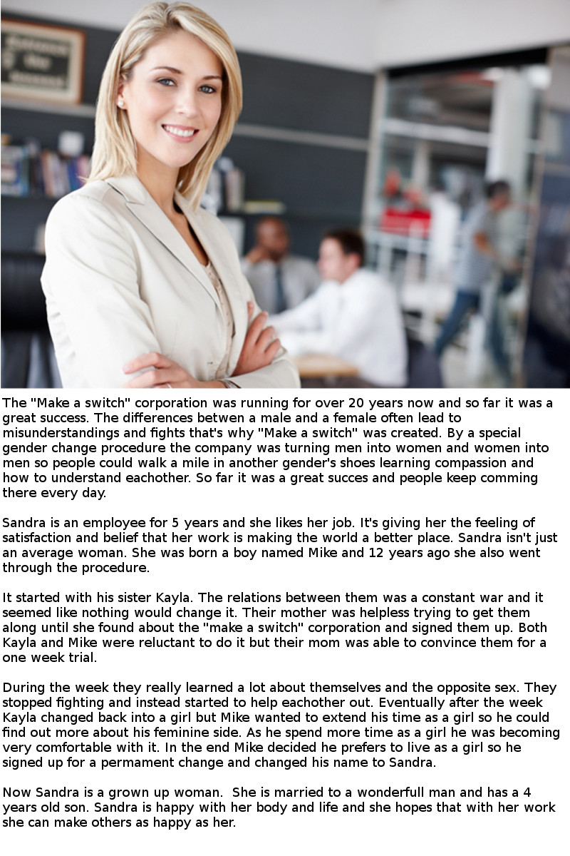 Marti's tg captions: Make a switch inc.