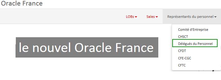 CFTC Cadres Oracle France: juin 2016