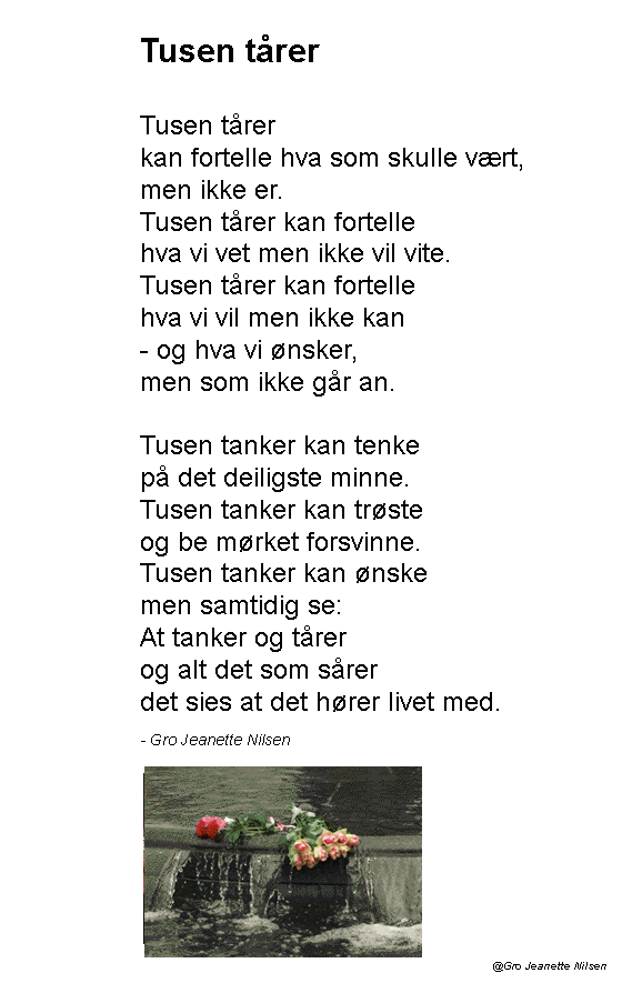 Gro Jeanettes blogg om skribentliv og helse: Ble utfordret med analyse ...