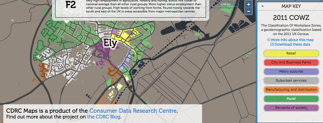New CDRC GeoDemographics maps