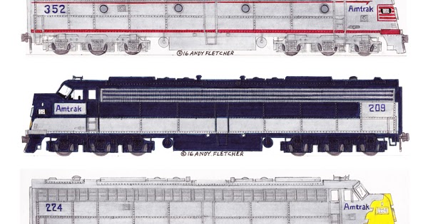 Andy Fletcher Blog-: A Brief Look at Amtrak in the 1970s