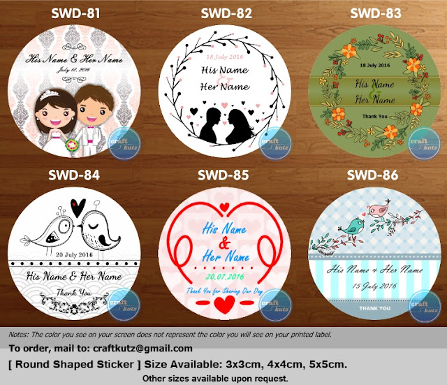 "New" Wedding Sticker Series Added ~ Craft Kutz