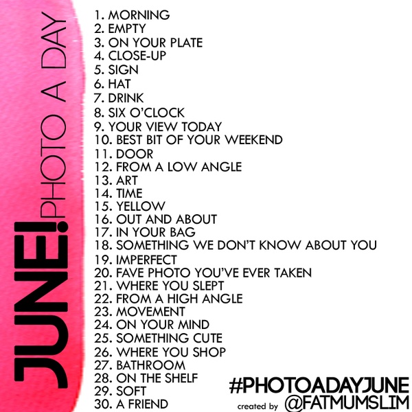 Housewifed: {FatMumSlim} June Photo Challenge: Days 1-4!