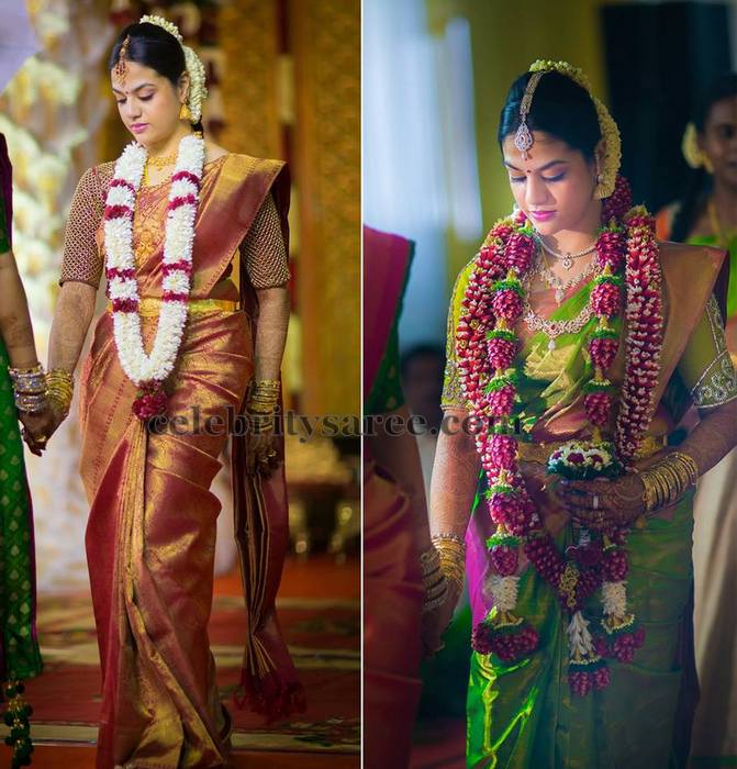 Bride in Royal Look Sarees - Saree Blouse Patterns