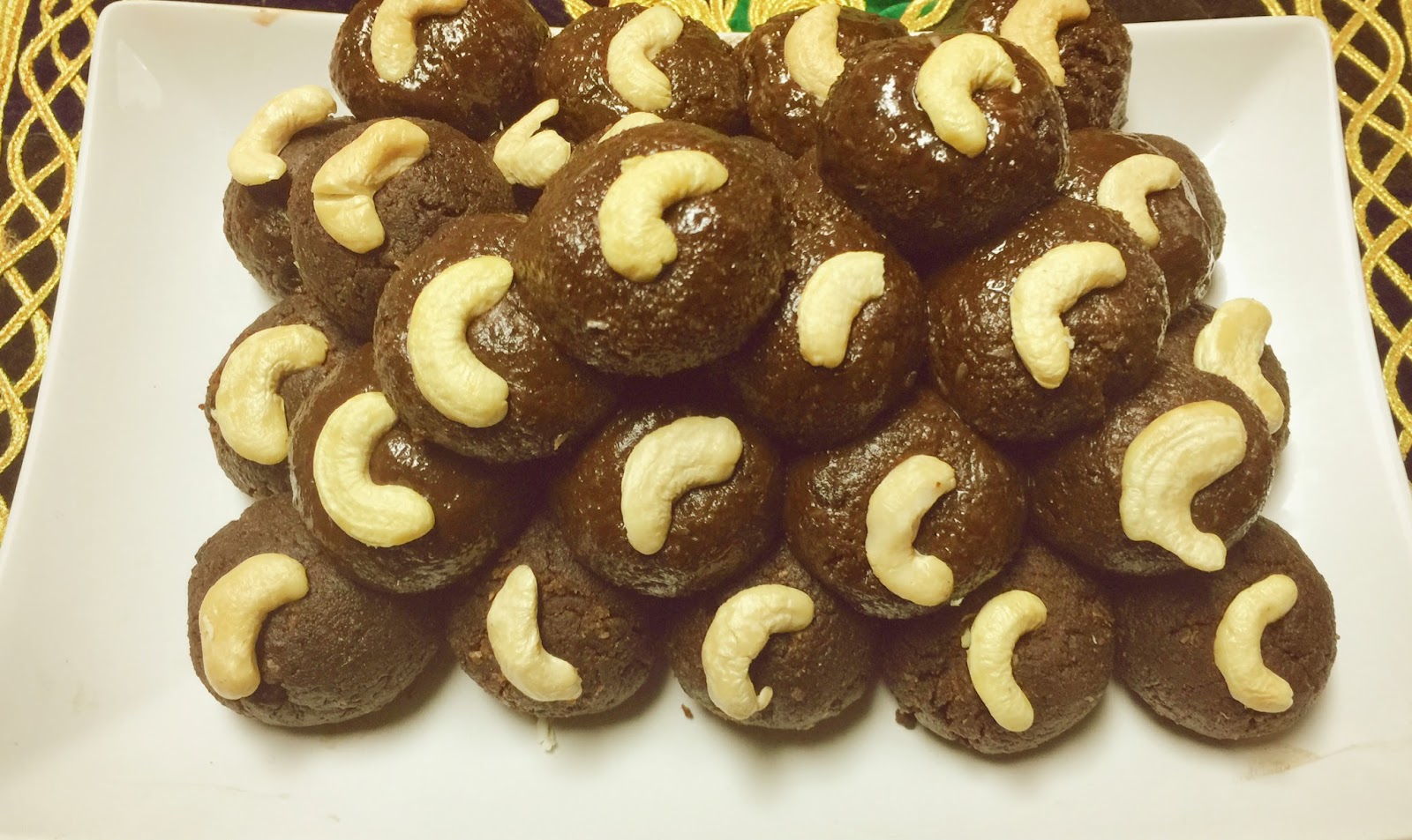 Chocolate ladoos serve as Diwali mithai