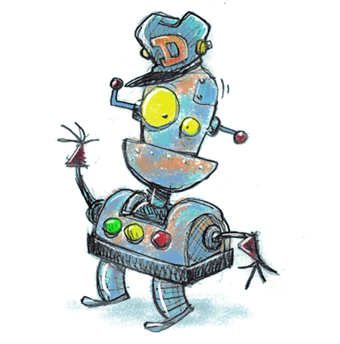 Arrrggghhh! Another @#$% Blog!: D-Bot: Developing a Main Character for ...