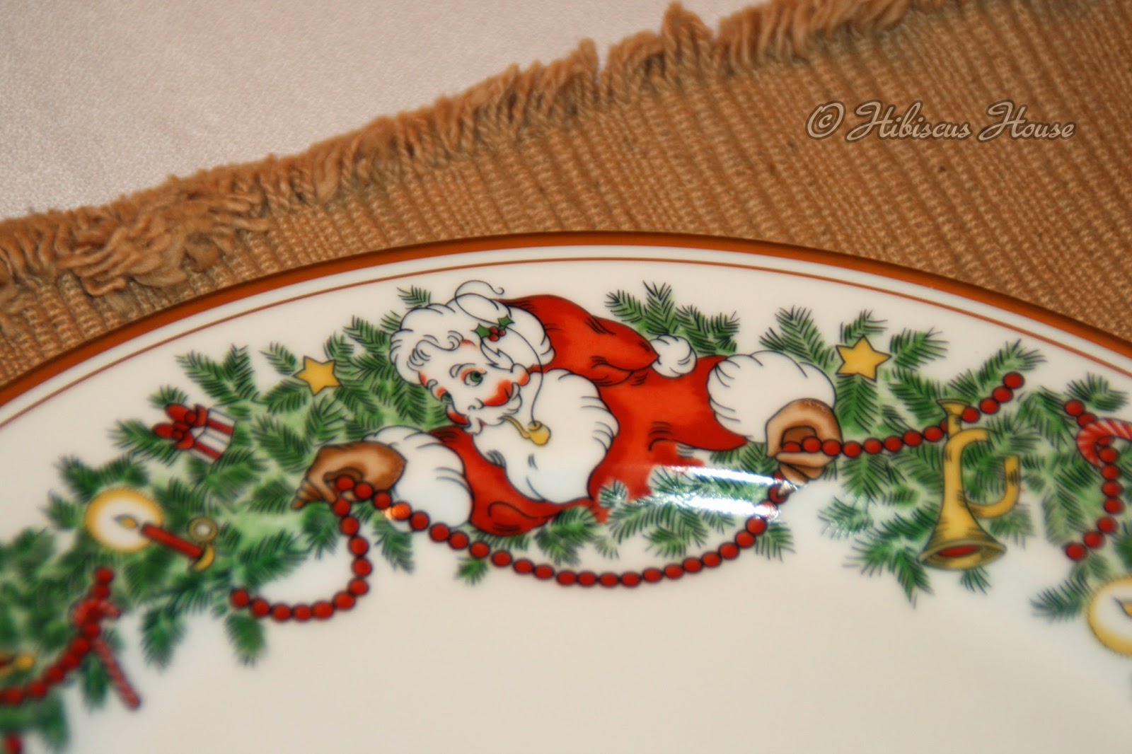 Hibiscus House: Fitz and Floyd St Nicholas China