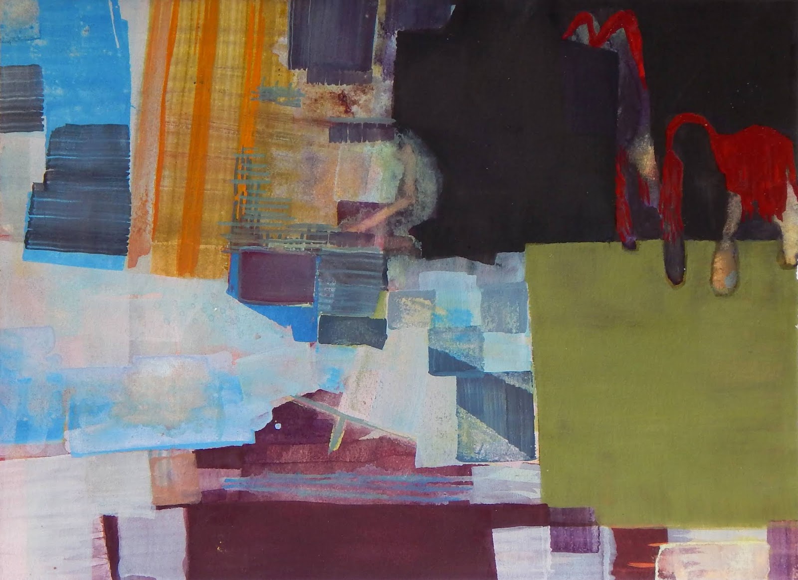 Paul V Snowdon . Time Attendant . audio~visual : Ink & Watercolours