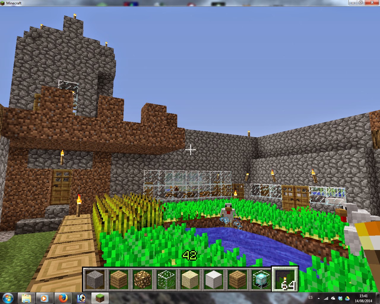 Construcciones en Minecraft: Antiguo Poblado Fortificado