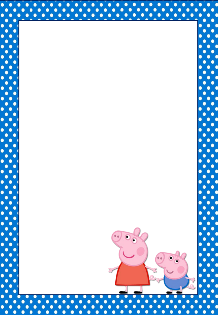 Pin by Noelia Navarro on cumple feli 2 | Peppa pig, Printable frames ...
