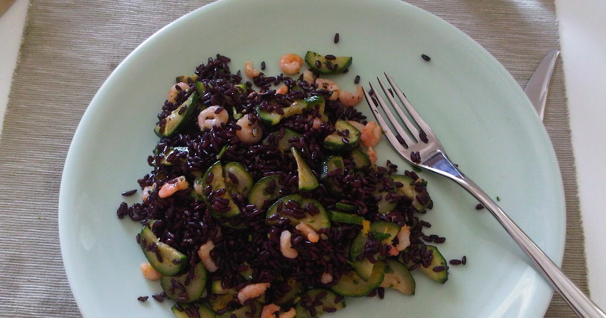 soul kitchen: Riso venere con gamberi e verdure allo zenzero