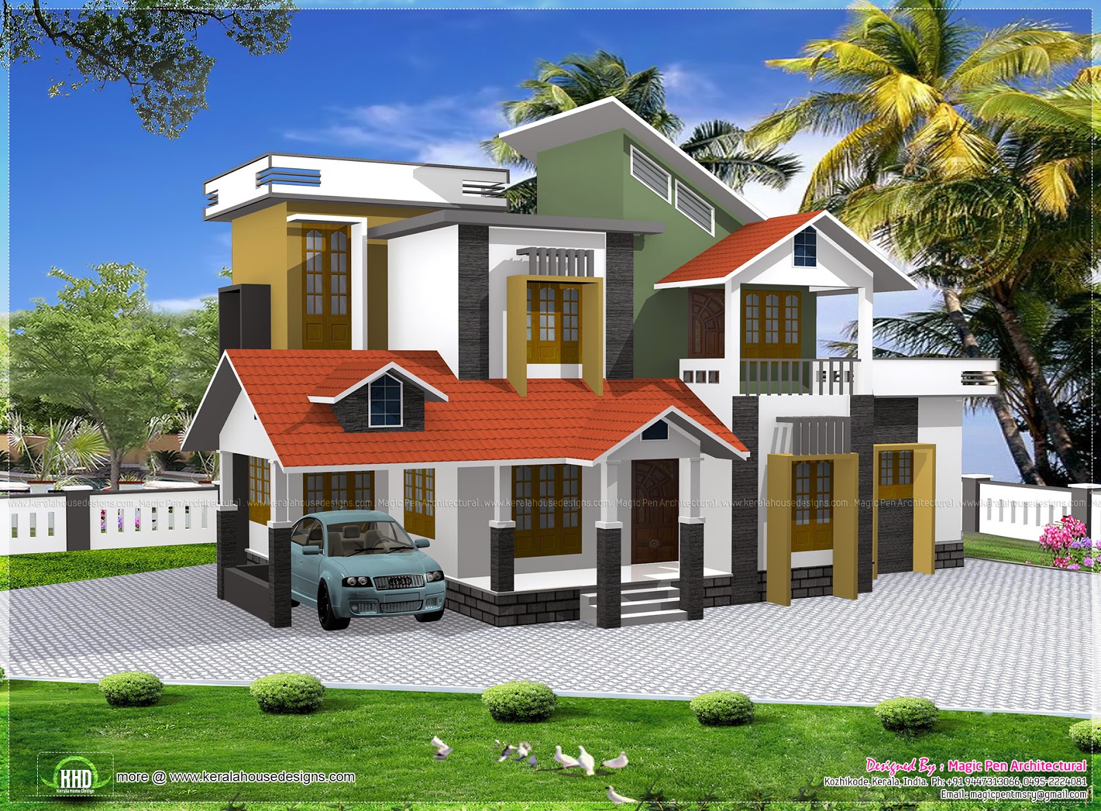 Small Budget Modern House In 1600 Sq feet Keralahousedesigns