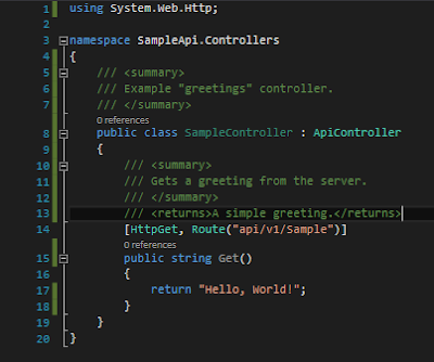 Prooskalia's Blog: Swagger based Web API with C# (1/2) : Swashbuckle