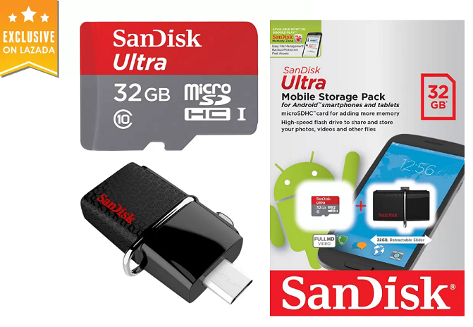 SanDisk Ultra Mobile Storage Pack 32GB | Lazada Malaysia | Pen Drive ...