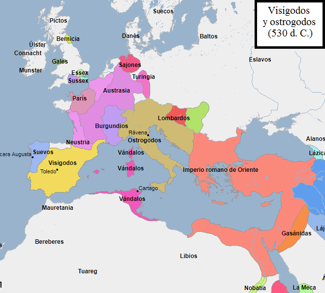 Filosofía Apuntes: Historia de los Godos (???? d. C - 568 d. C.)