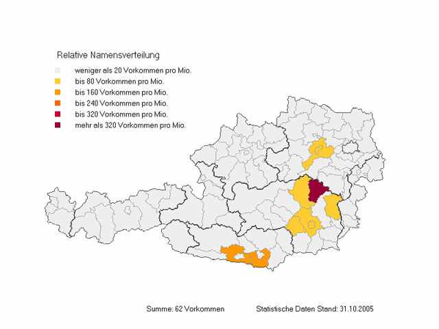 e-Onomastics: Austrian Surname Maps