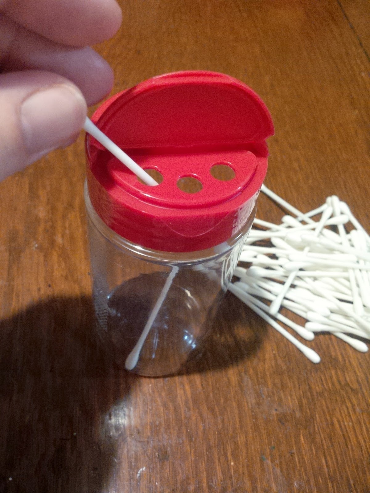 Baby and Me: Simple Toddler Activity- Q Tip Drop