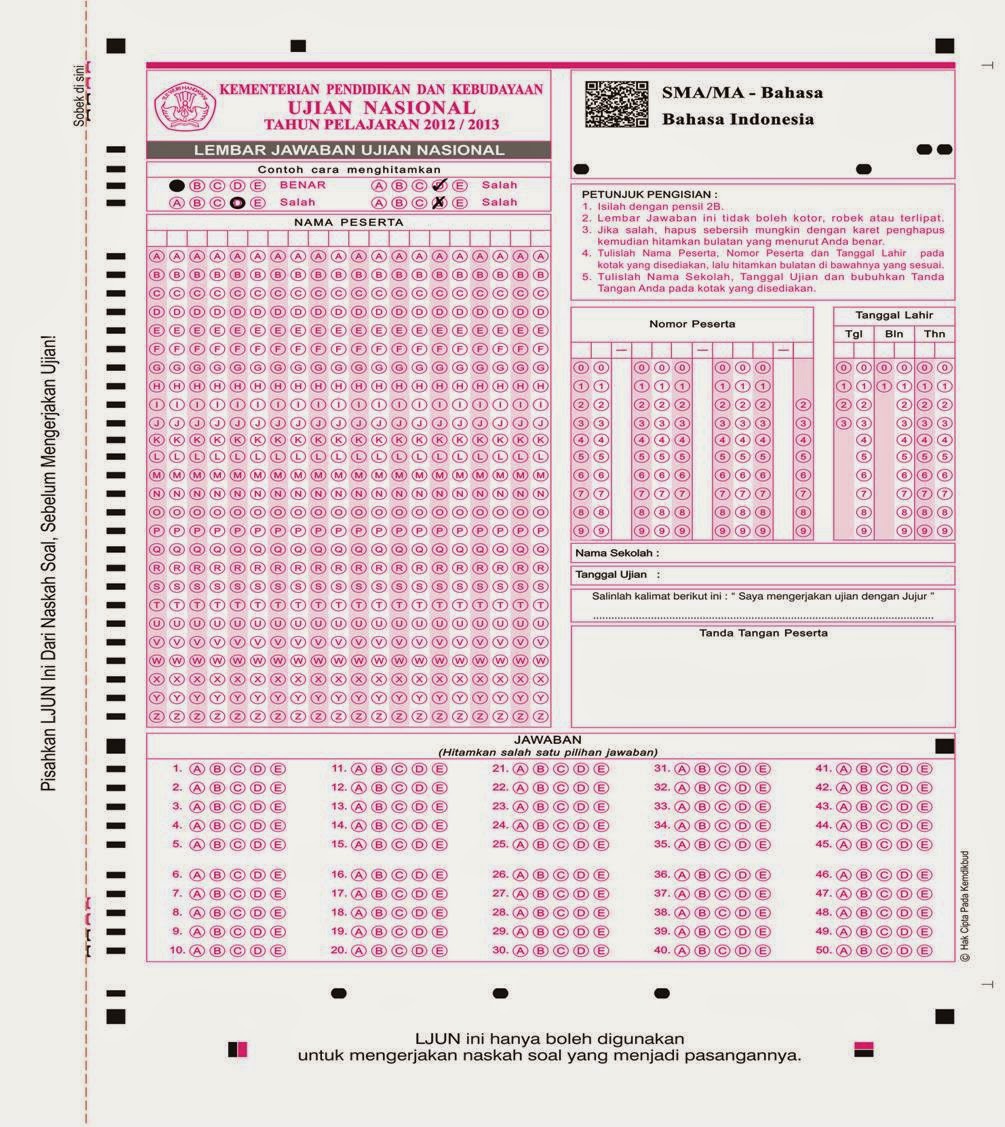 Tips Mengisi LJK (Lembar Jawaban Komputer) ~ Tips-tips ampuh dari gue