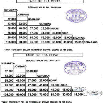 Bus Cepat Eka Trayek Surabaya - Purwokerto Resmi Ngelen Pada 02 Juli 2015