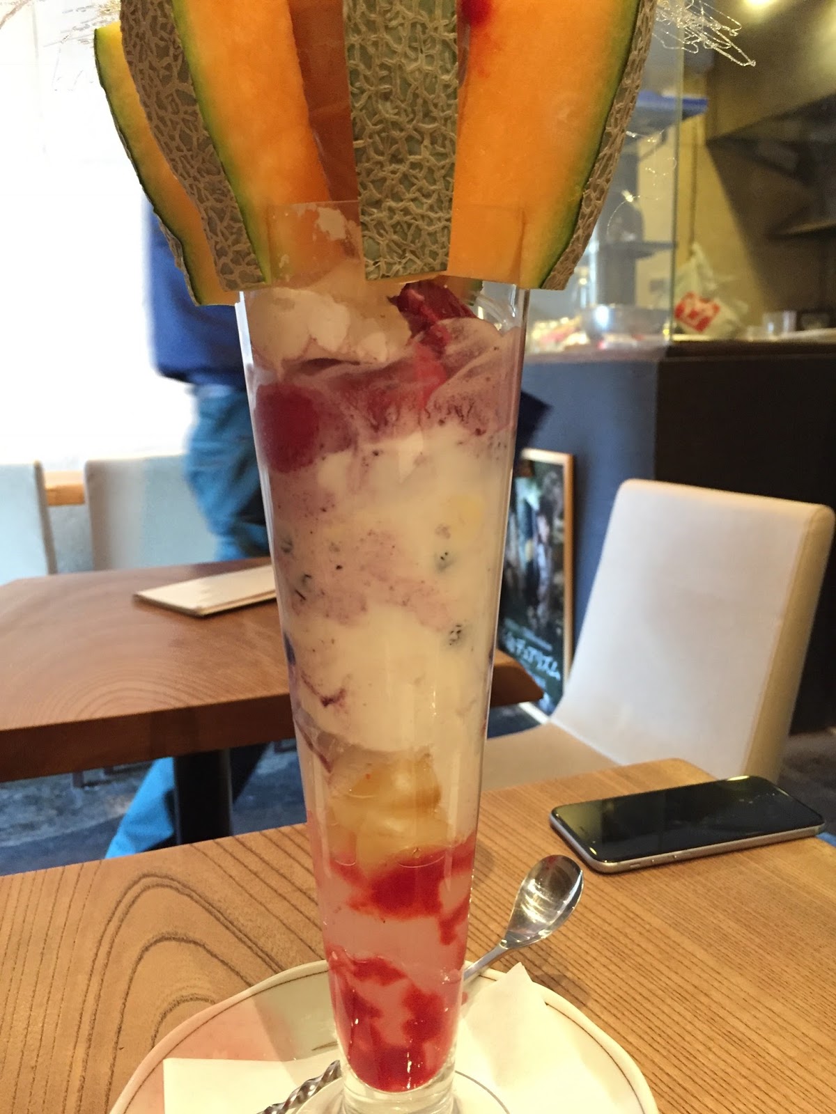 SkyTree Parfait From Sakura Cafe Mukou-Jima / さくらCafe Mukou-Jimaのスカイツリー ...