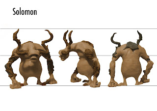 One Tree: Concept Art and Solomons model sheet