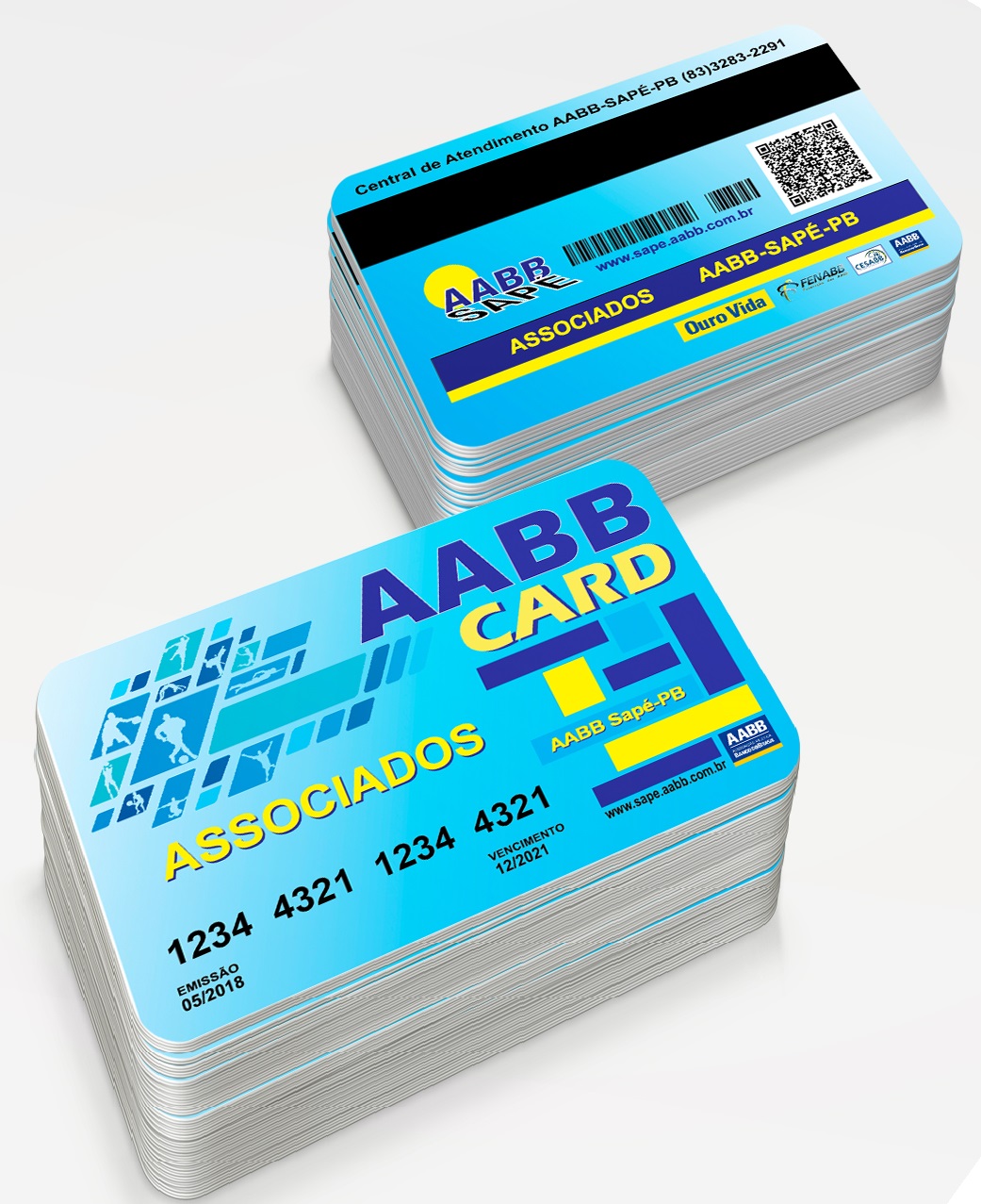 AABB - SAPÉ - PB: Chegaram os cartões de crédito da AABB-Sapé