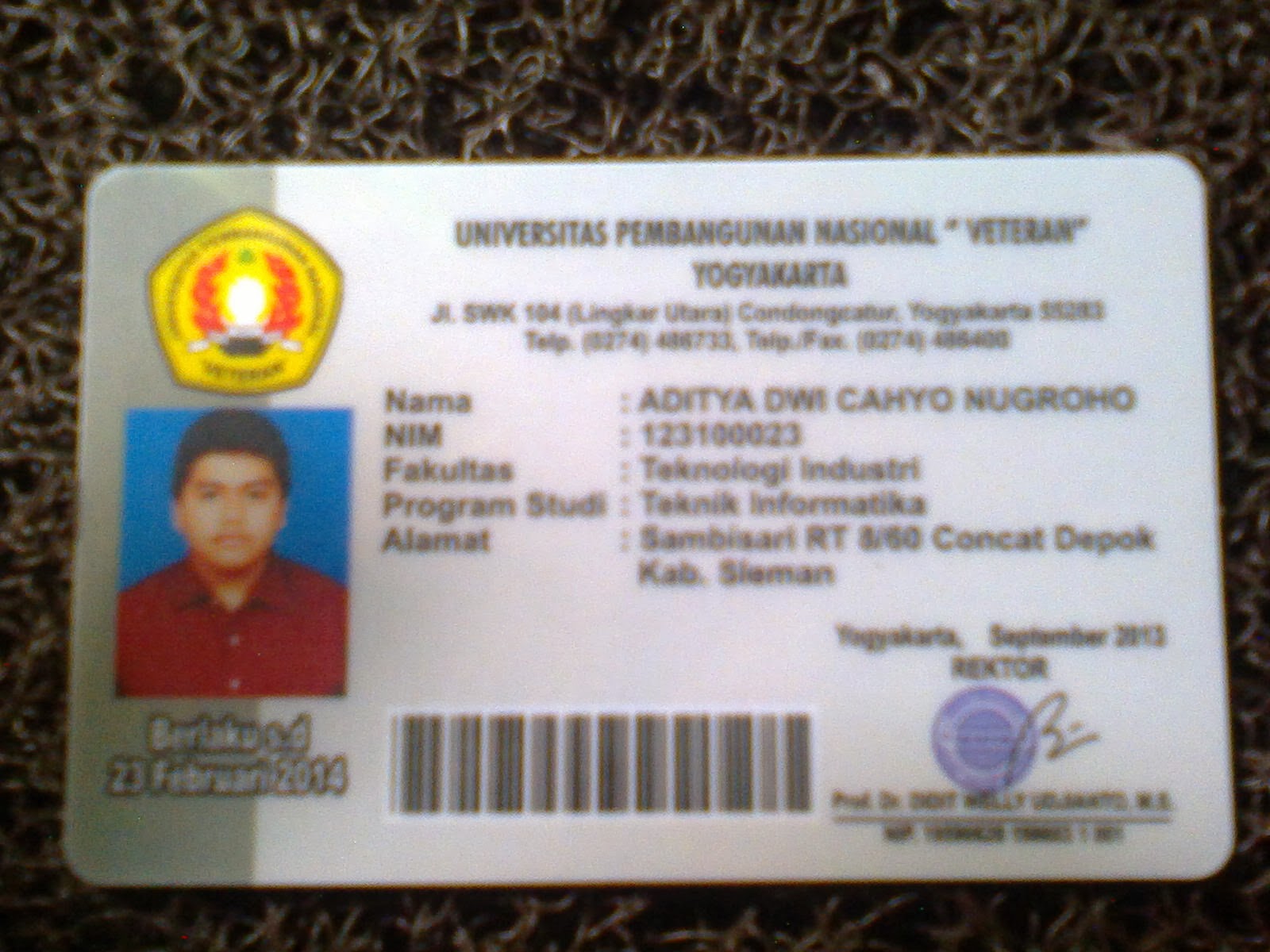 Cara Membuat Kartu Tanda Mahasiswa