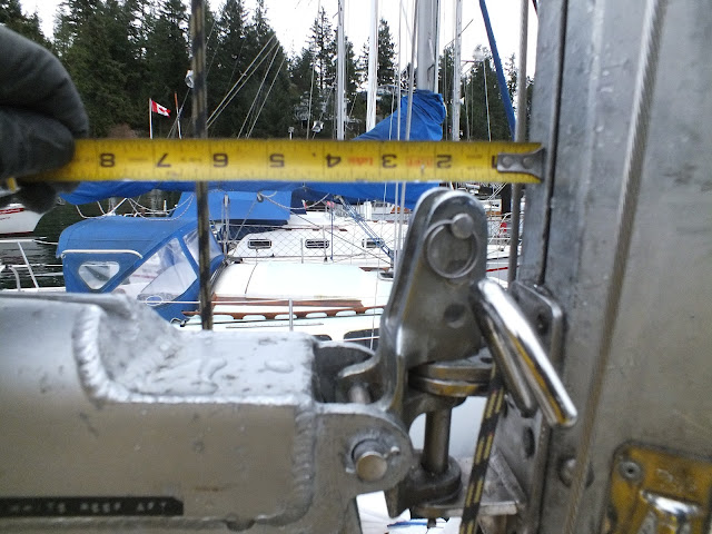 Blackheart - Peterson 35 sailboat project: Mast Rake