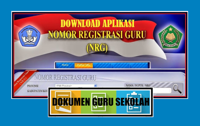 Aplikasi Cetak Kartu NRG Versi Terbaru Tahun 2018/2019