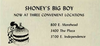 CHARLOTTE EATS: Shoney's Big Boy Drive-Ins **HALL OF FAME EATERIES**