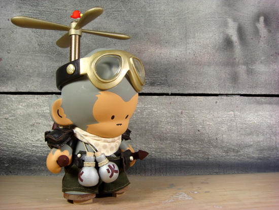 The Blot Says...: Copter Boy Custom Munny by Huck Gee